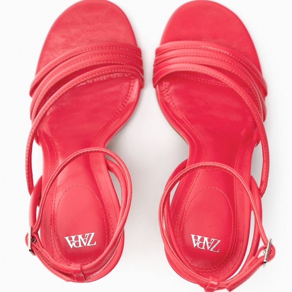 Zara | Shoes | Zara High Heeled Strap Sandals | Poshmark